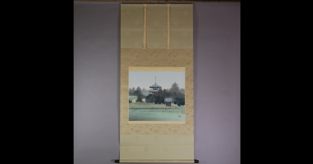 The Hokki-ji Temple Painting / Tatsurou Shima | Kakejiku Scroll