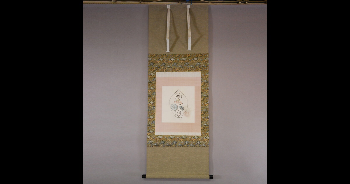 Avalokitesvara: Lotus / Koushou Shimizu | Kakejiku Scroll